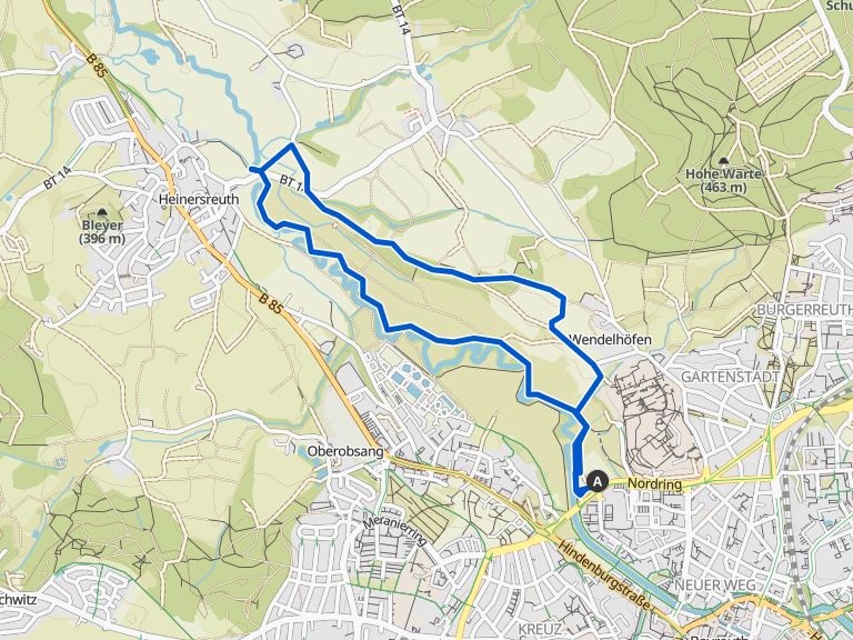 🏘️Stadt 🌳Land🦫 Fluss🌊 | Tour | komoot